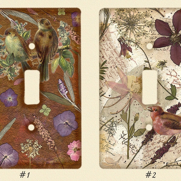 Flower Switch Plate - Etsy