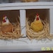 Barnyard Chickens Diorama Box ( 1 ) - Etsy