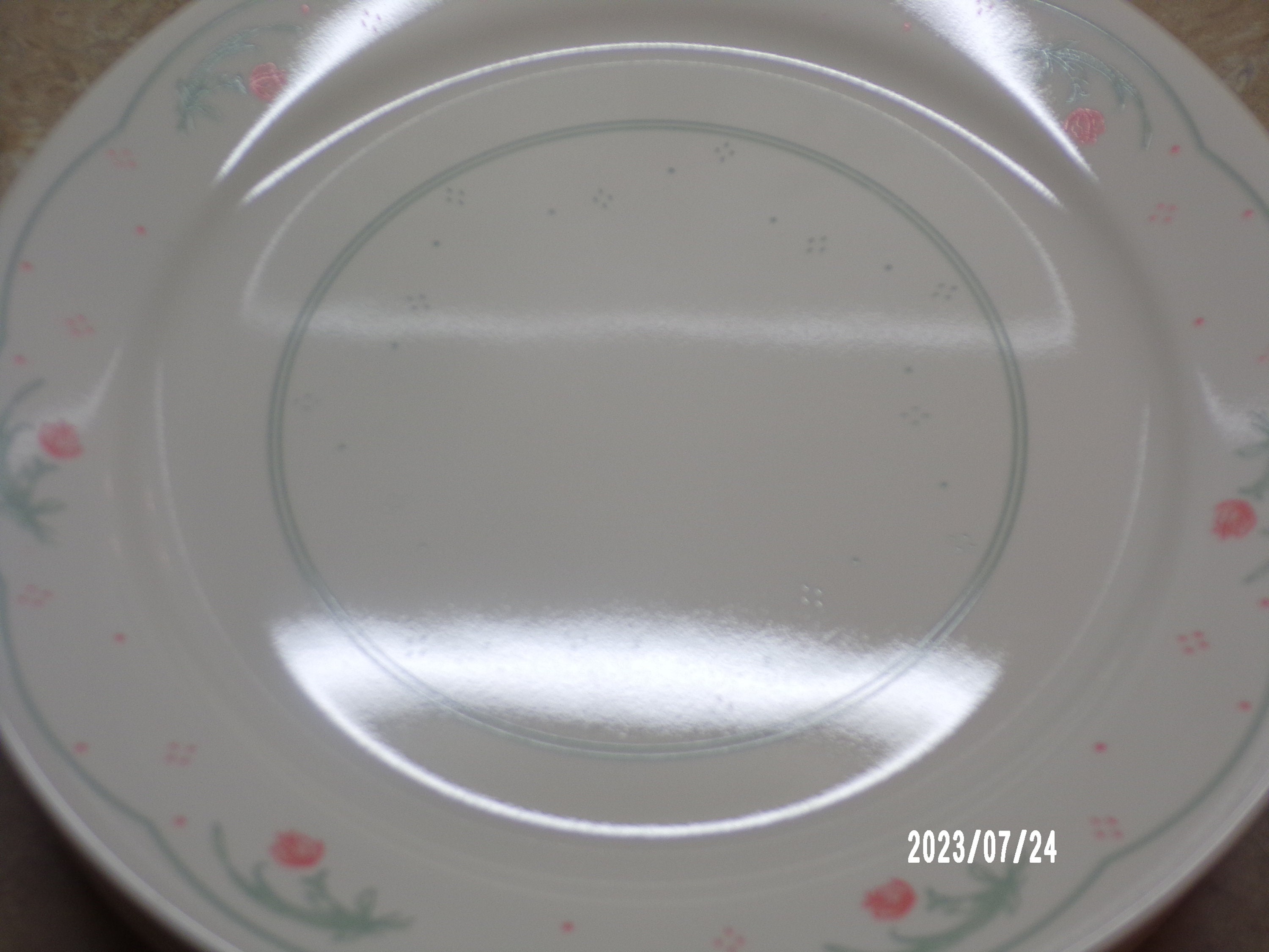 Corelle Calico Rose Plates Set of 10 - Etsy