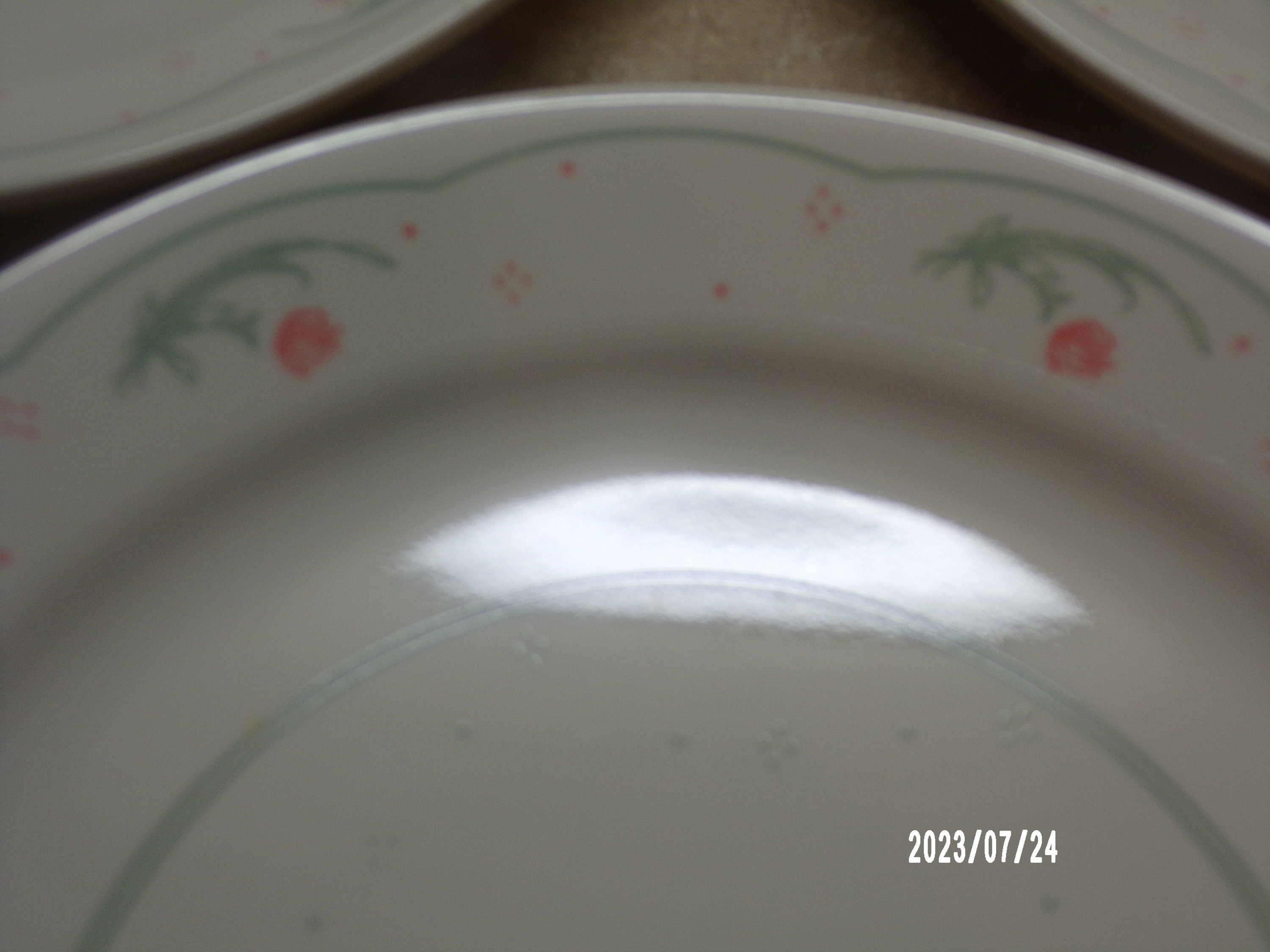Corelle Calico Rose Plates Set of 10 - Etsy