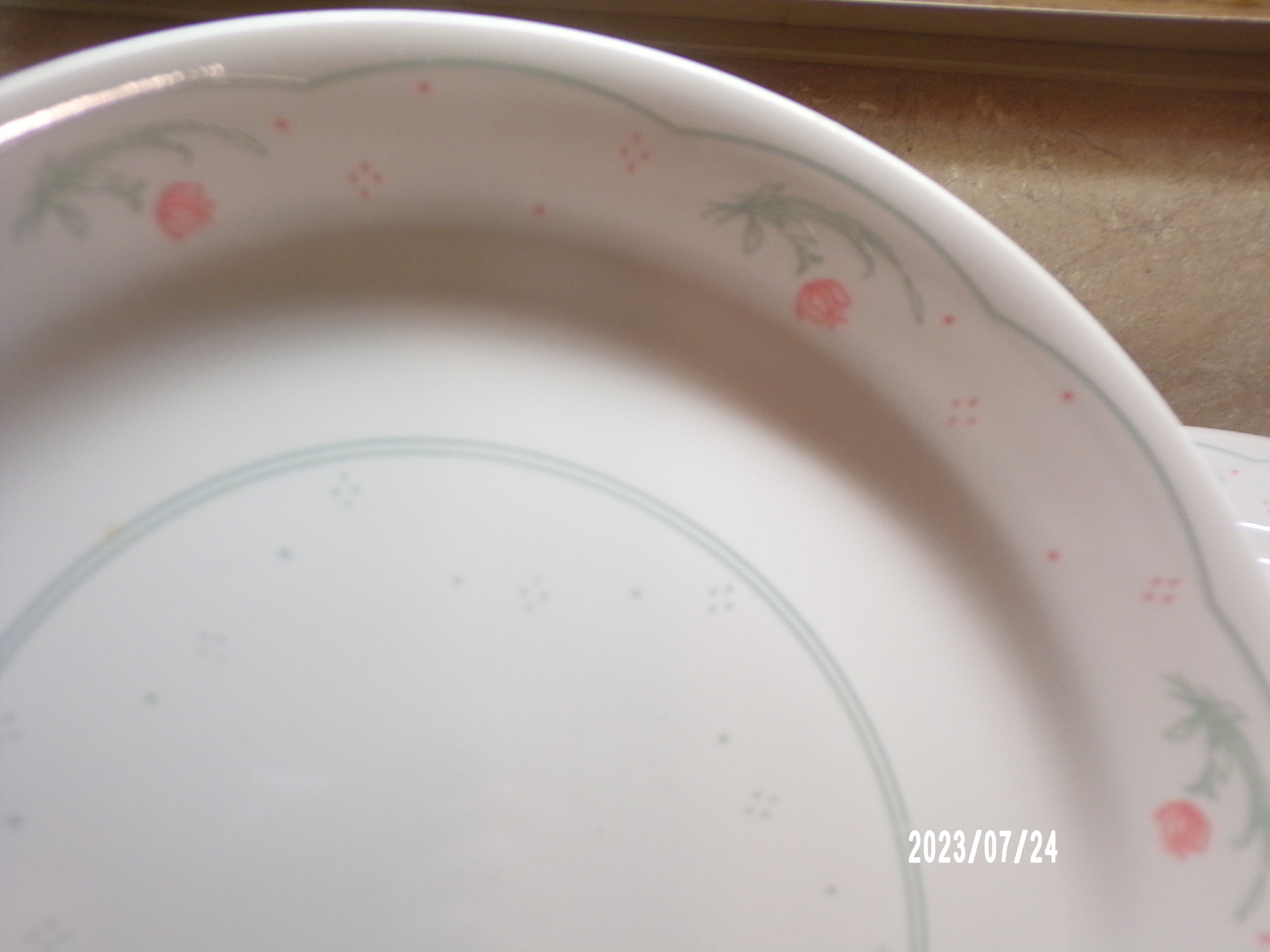 Corelle Calico Rose Plates Set of 10 - Etsy