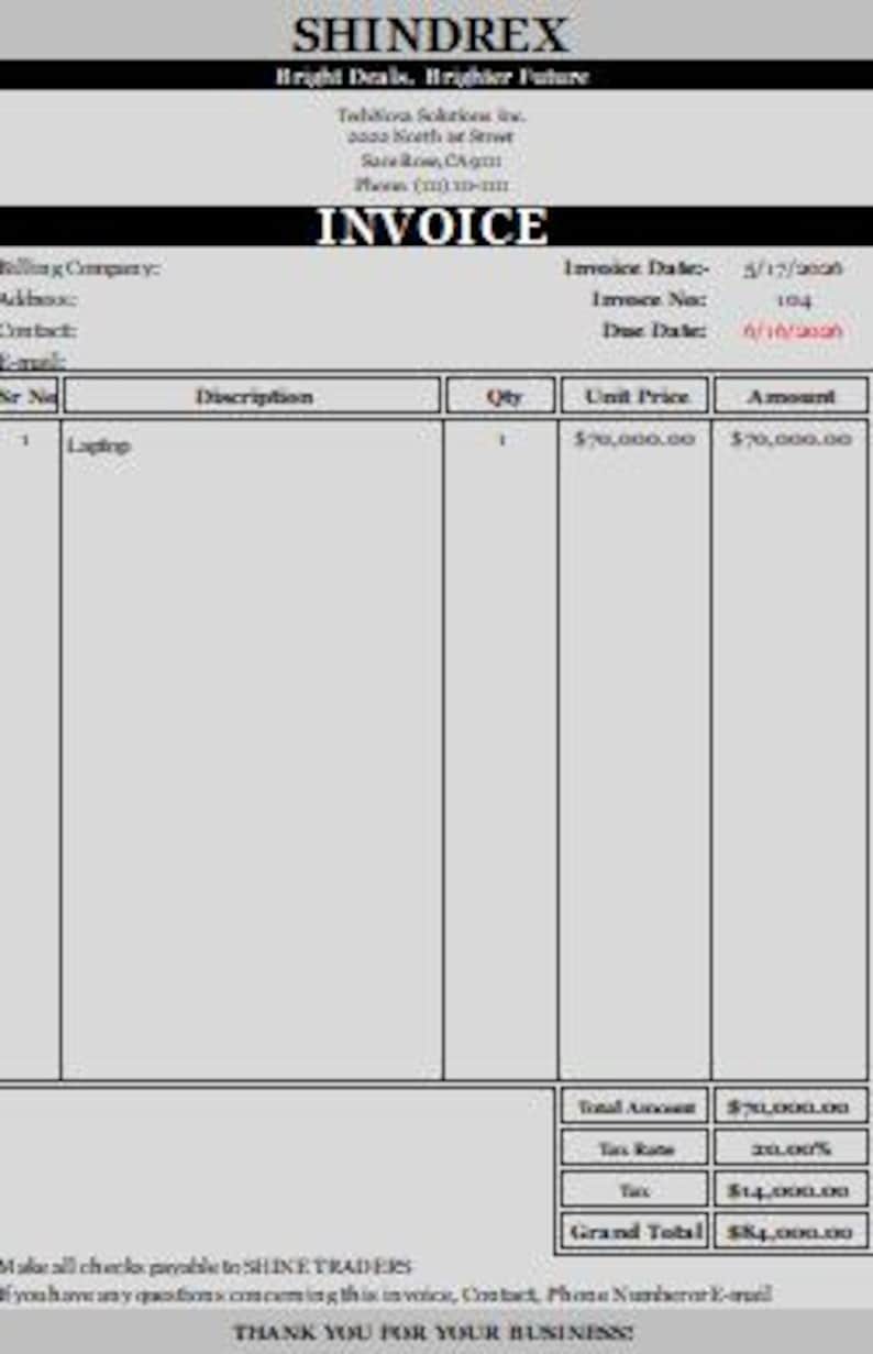 Modèle Excel de suivi des factures | Comptabilité et suivi des dépenses ...