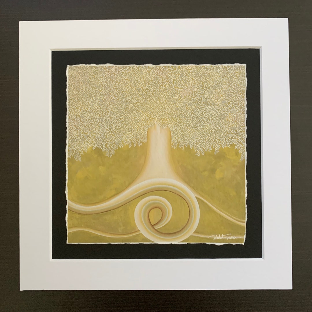 Rachel Tribble-tree of Life Art-art Print-yellow Art-gift-secret Garden ...