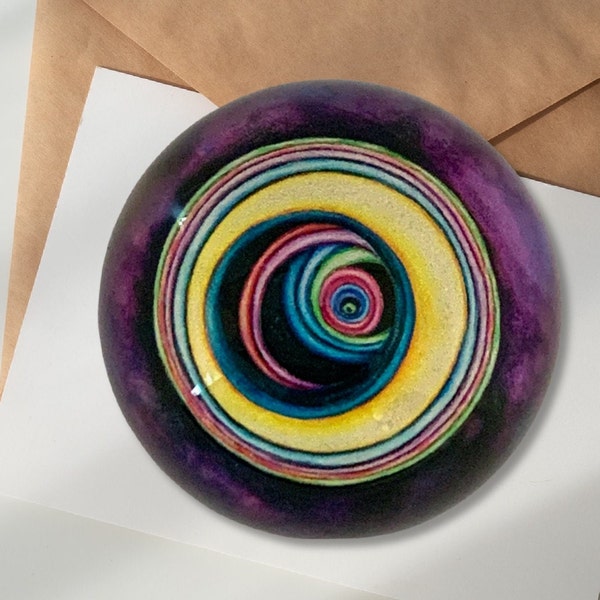 Purple Paperweight - Etsy
