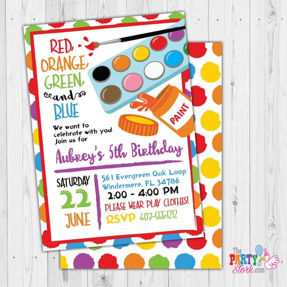 Paint Splash Birthday