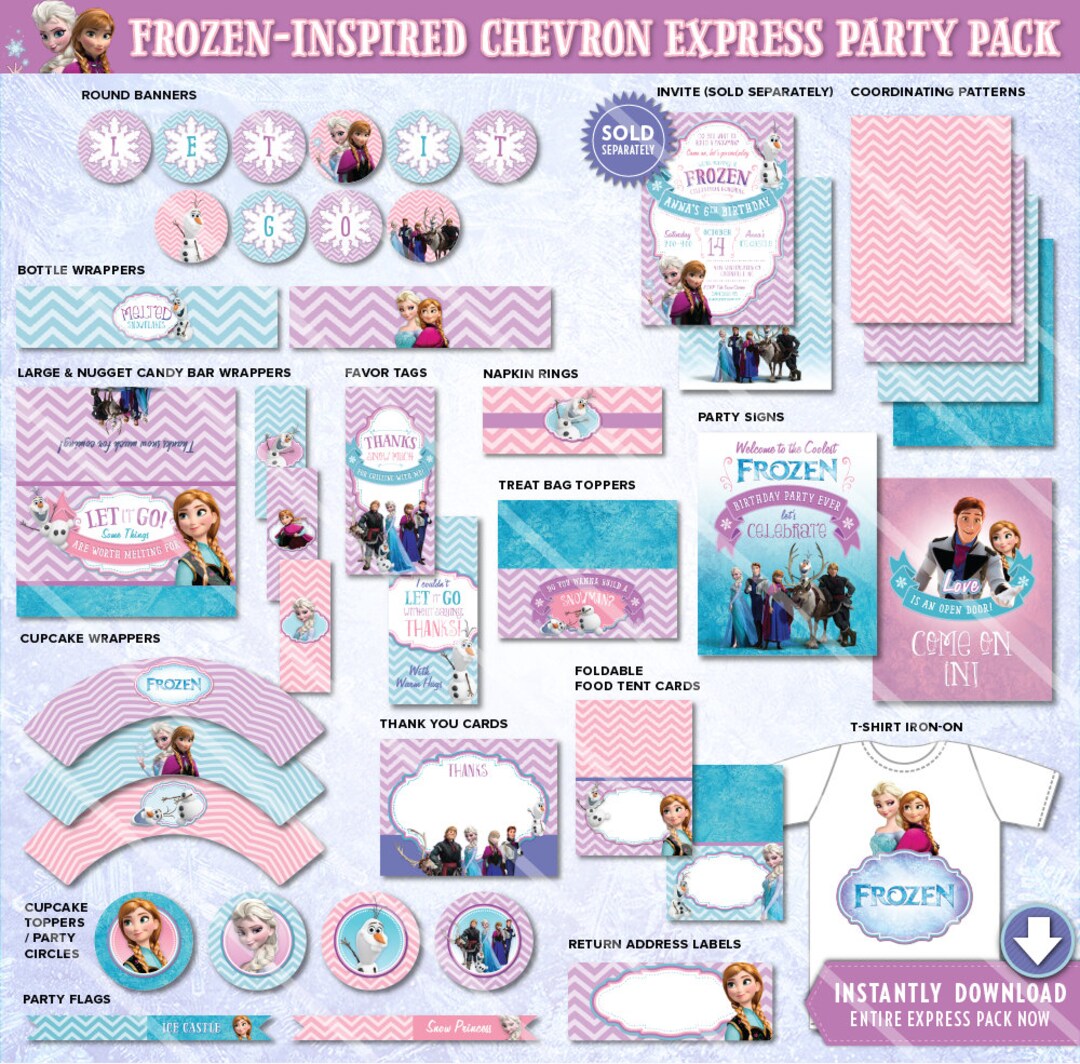 Frozen Party Printables