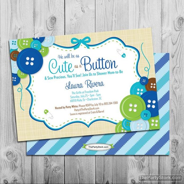 Button Invite - Etsy