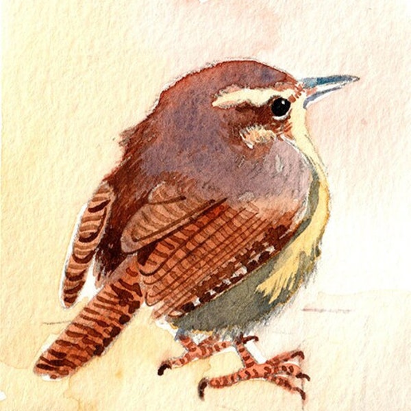 Wren Print - Etsy