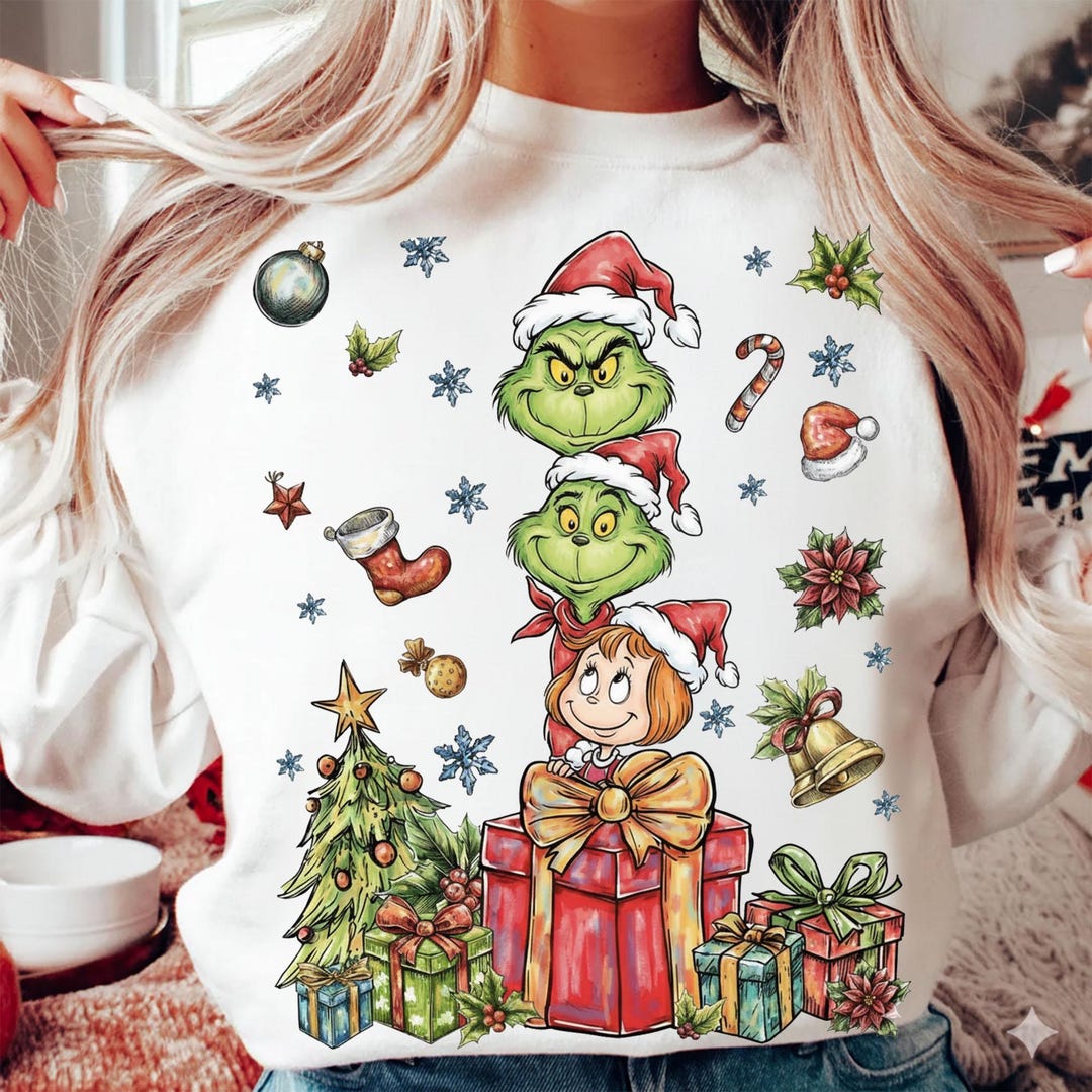 Magical Cartoon PNG, Magical Grinch Christmas PNG Doodle, Cartoon ...