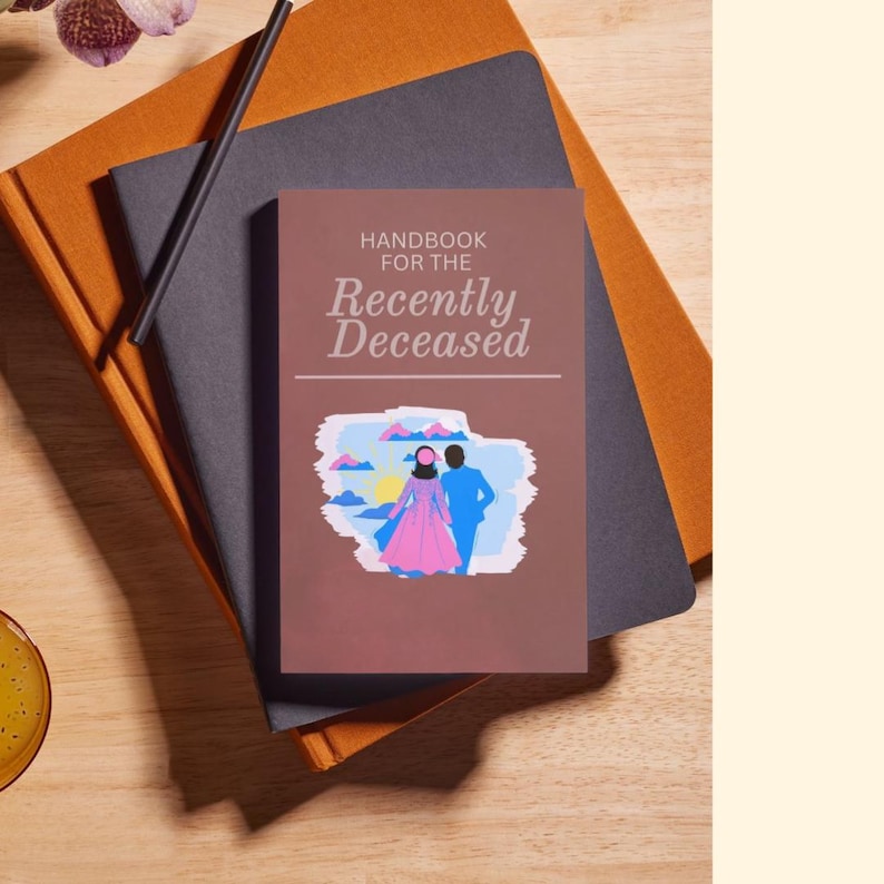 Editable Recently Deceased, Book Cover for Beetlejuice Costume - Etsy