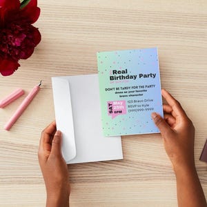 Editable Real Housewives Invite, Birthday Invite, Bravo Birthday ...