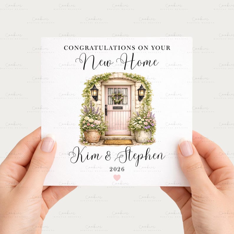 Watercolor Front Door Clipart Bundle | Cottagecore Floral Entryway ...