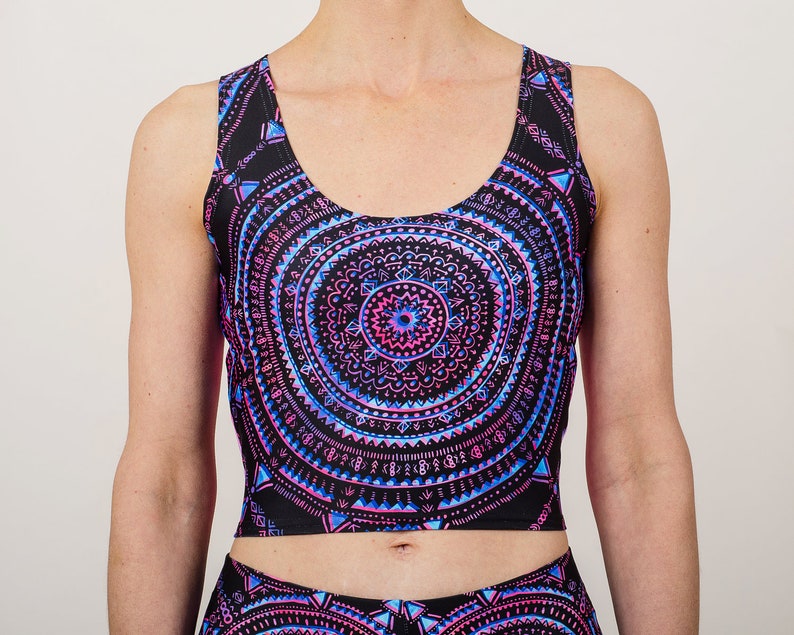Mandala Crop Top - Etsy