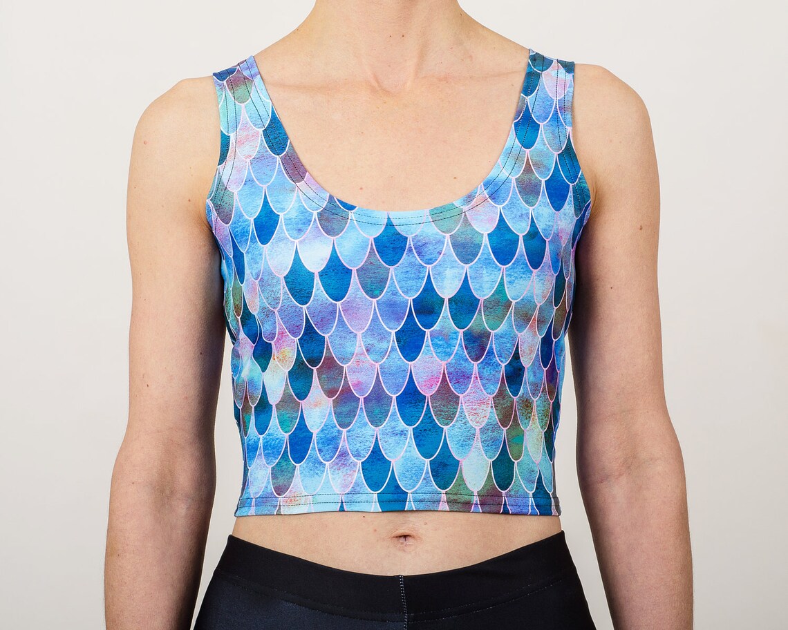 Mermaid Crop Top | Etsy