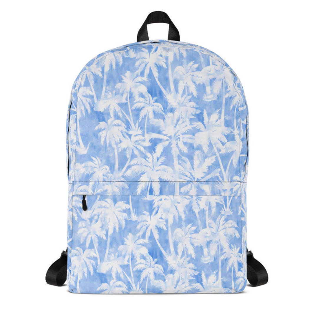 Maui Palm Light Blue Backpack by Nalu Tribe - Etsy