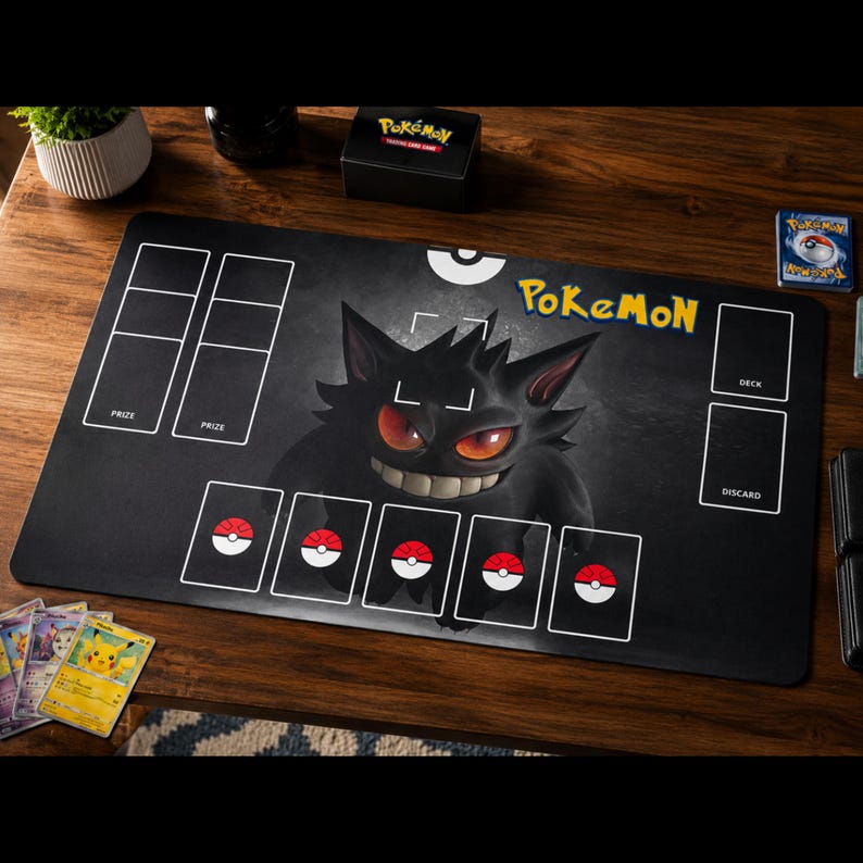 Pokémon Eevee Playmat, PTCG Card Mat, Pokémon Trading Card Game Playmat ...