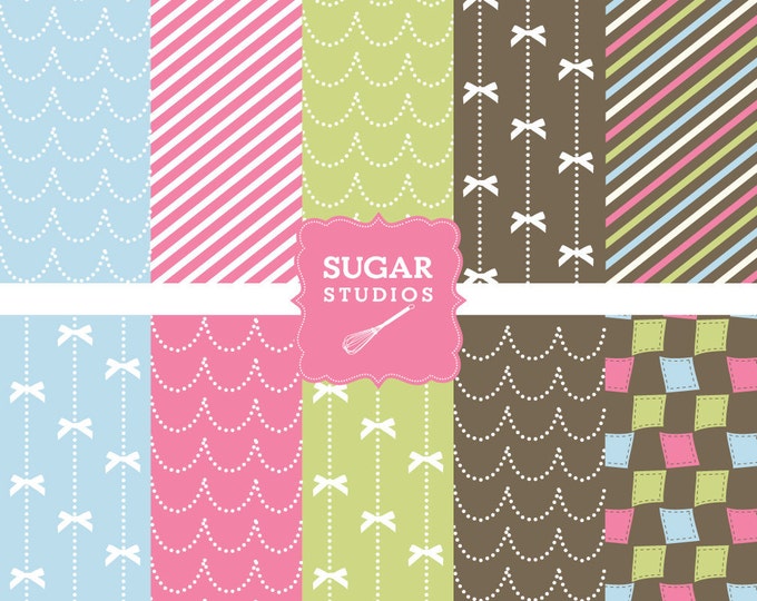 Digital Scrapbook Papers Personal and Commercial Use - Etsy