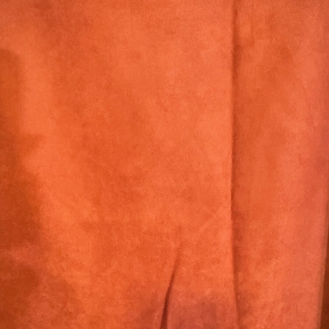 Rust Orange Ultra Suede Fabric for Crafts by the Half-yard - Etsy