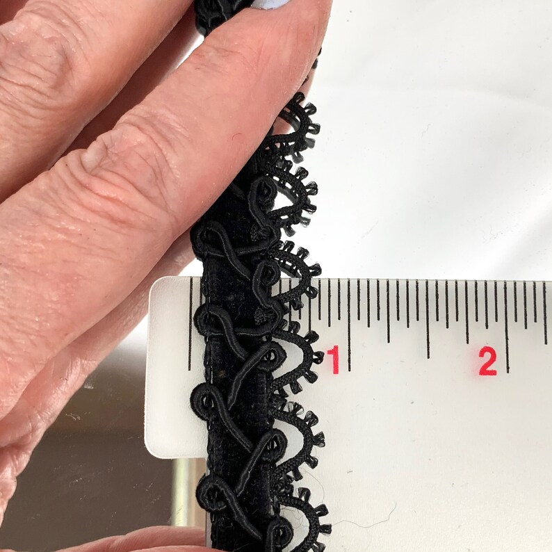Antique Passementerie Gimp Velvet Ribbon Victorian Black Trim - Etsy