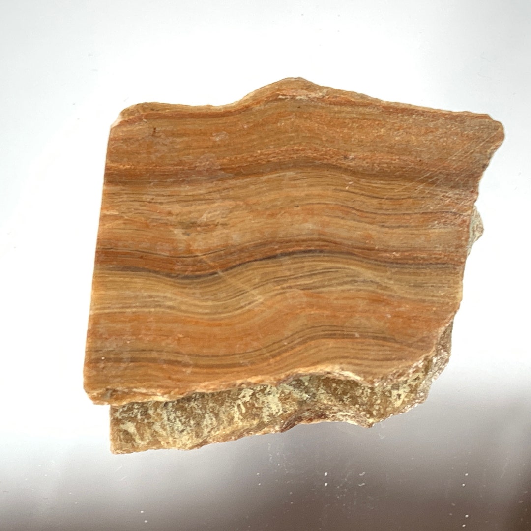 Banded Calcite Rough Lapidary Slab - Etsy