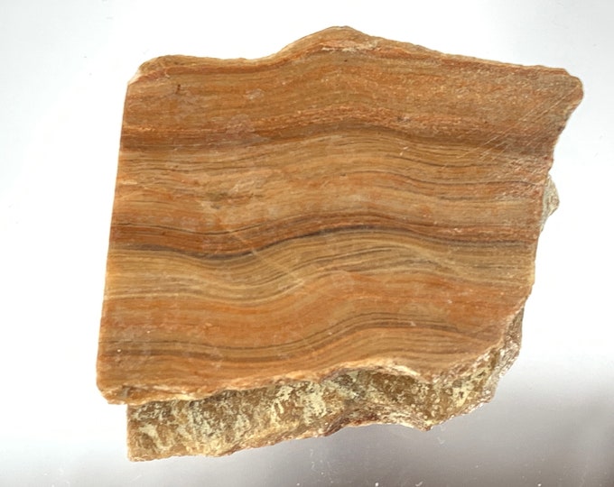 Banded Calcite Rough Lapidary Slab - Etsy