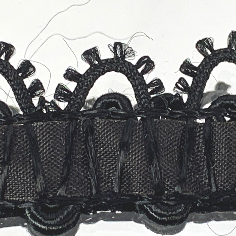 Antique Passementerie Gimp Velvet Ribbon Victorian Black Trim - Etsy