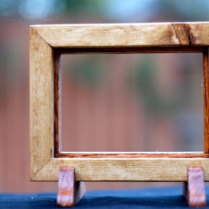 Double Sided Picture Frame From Red Oak and Pine Wood - Display ...