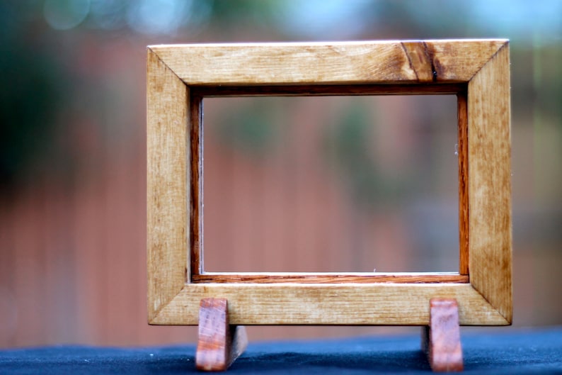 Double Sided Picture Frame From Red Oak and Pine Wood Display ...