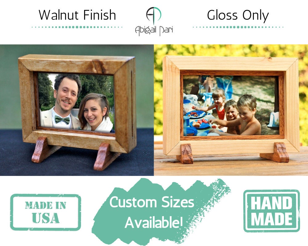 Double Sided Picture Frame From Red Oak and Pine Wood Display ...