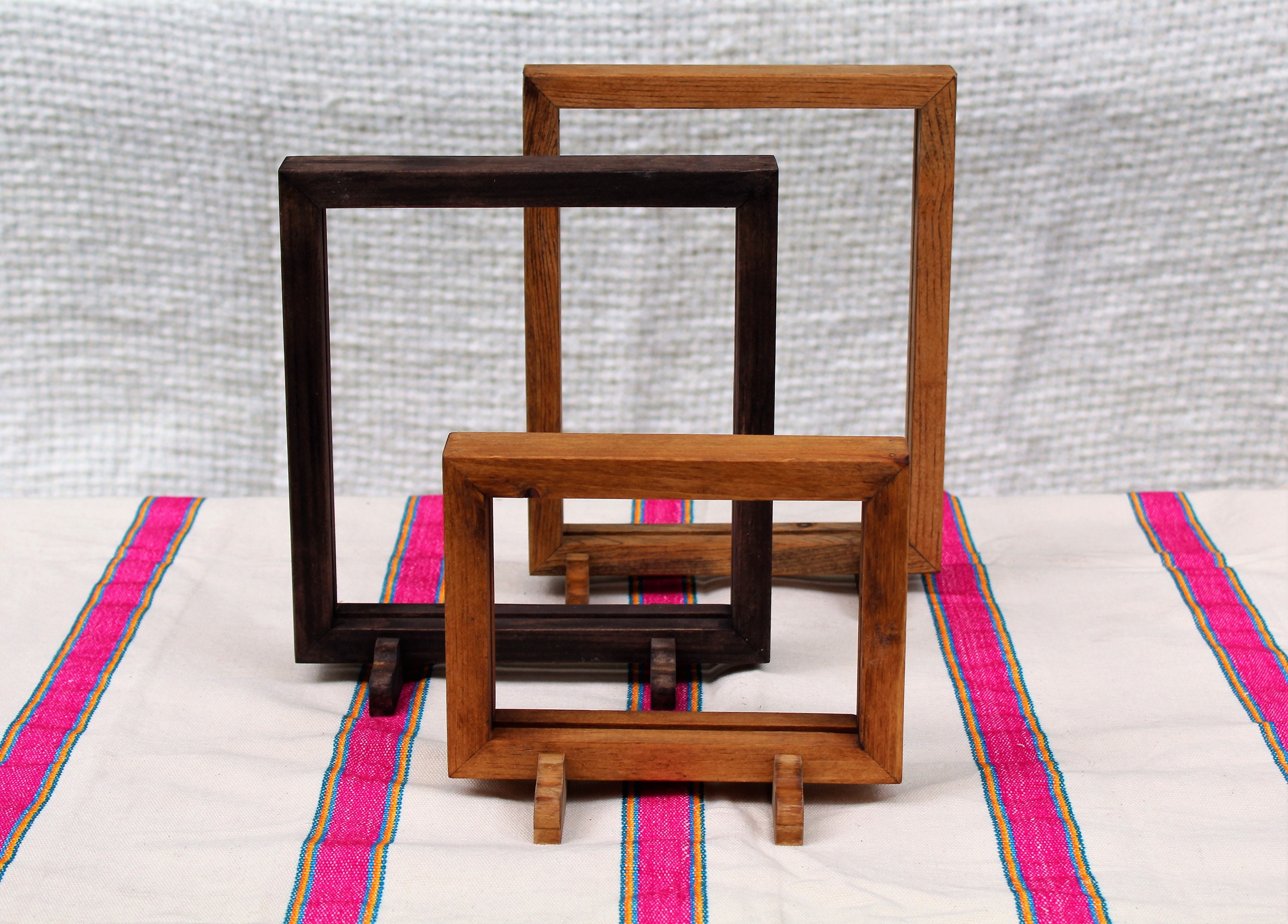 Simple Wooden Double Sided Picture Frame Portrait or Landscape Frame ...