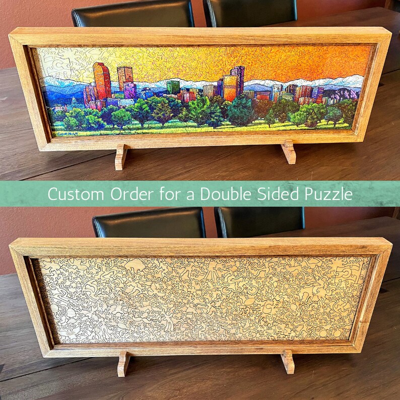 Double Sided Picture Frame From Red Oak and Pine Wood - Display ...