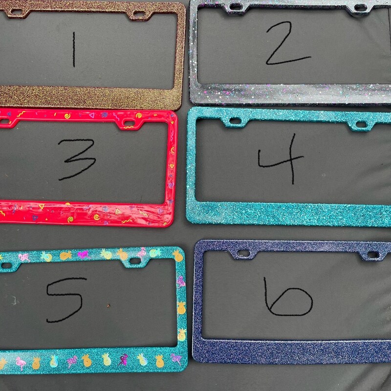License Plate Frames - Etsy