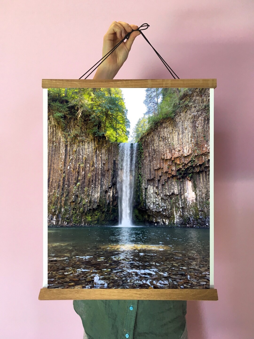 Abiqua Falls Art Print. Oregon.waterfall.basalt.moss.forest.pacific ...