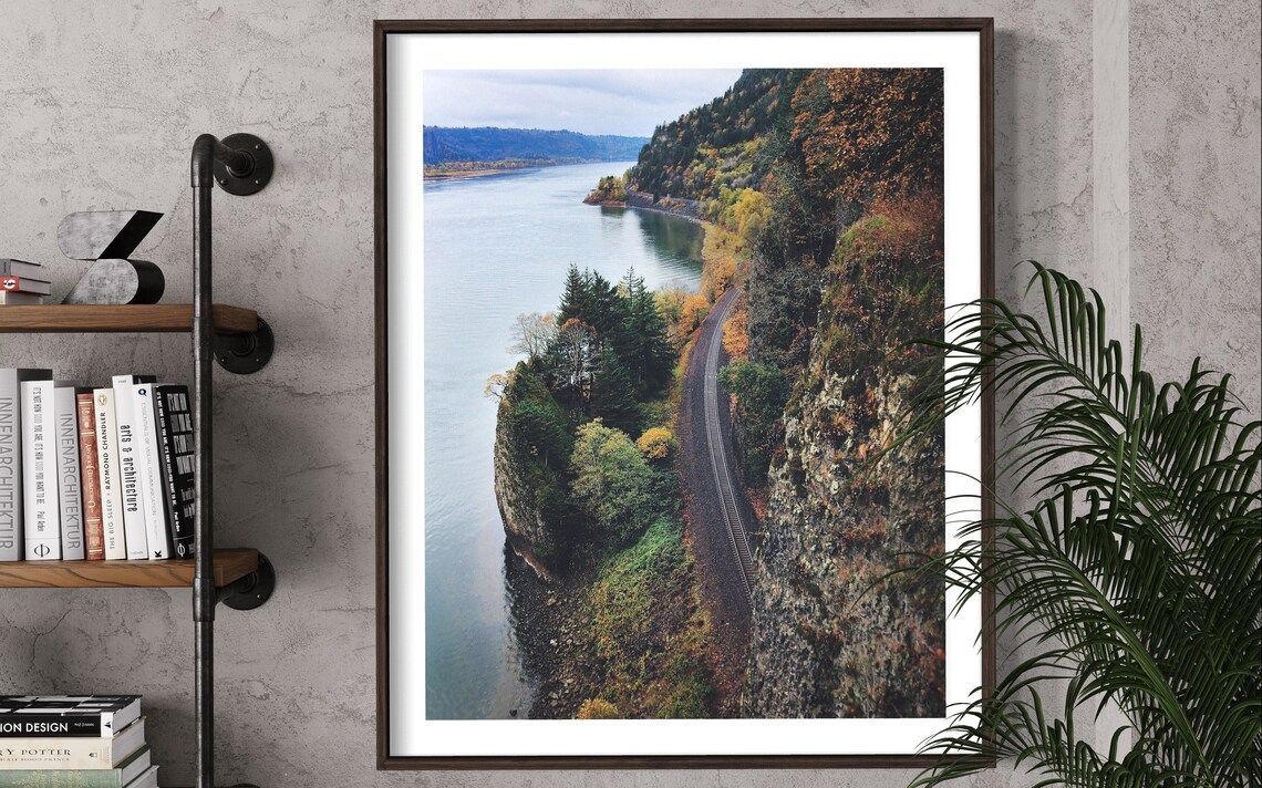 Wall Art.railroad Track.decor.washington.photo Print.fine Art ...
