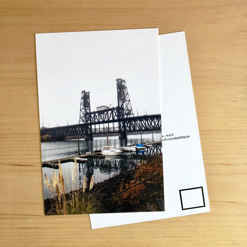 Portland.postcards.8 Set.oregon.4x6" Postcard.broadway Bridge.burnside ...