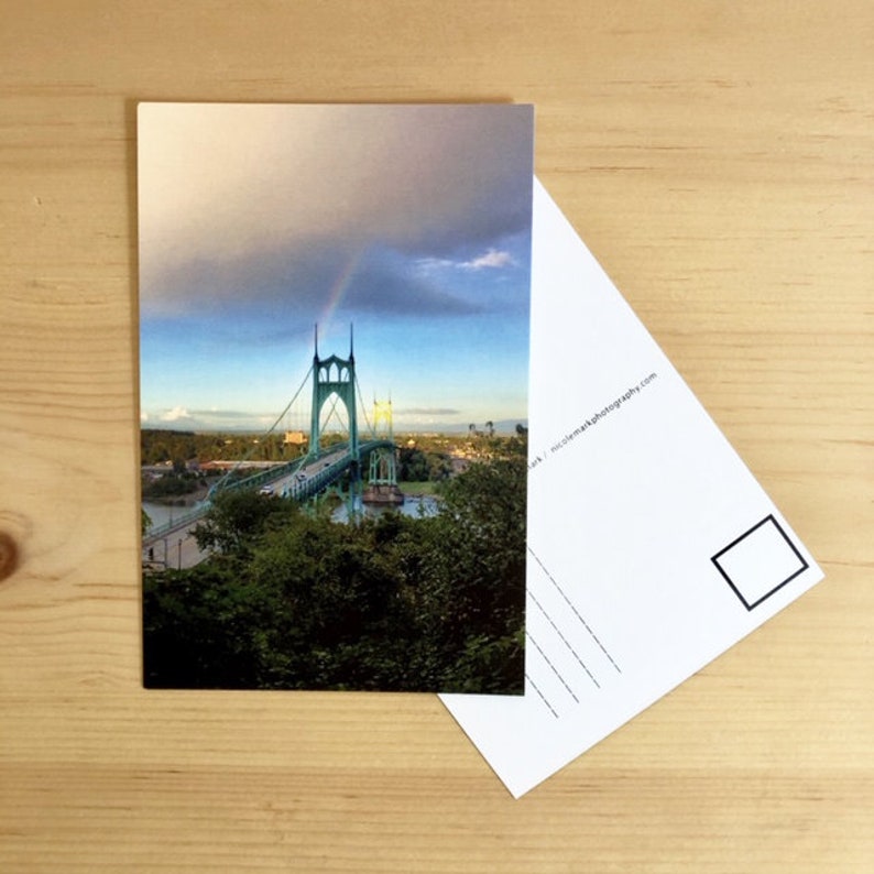 Portland.postcards.8 Set.oregon.4x6" Postcard.broadway Bridge.burnside ...