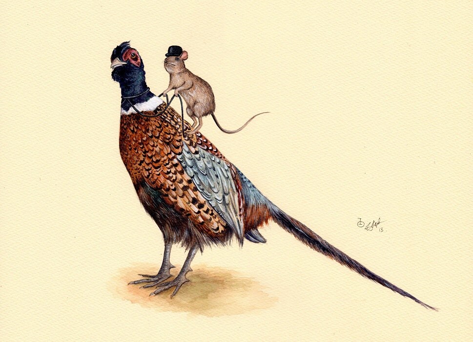 Gentleman Shrew Art Print Watercolor Art Wall Art Bedroom - Etsy