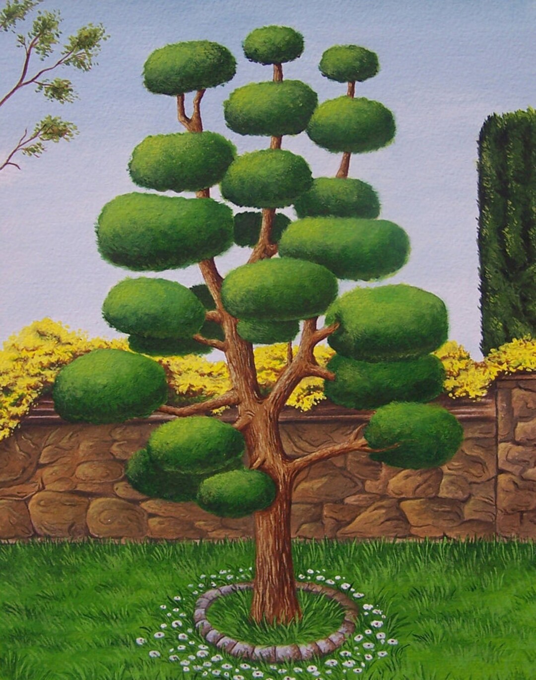 Funny Tree Art Print From an Original Painting - Etsy