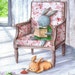 Bunny Story Time, Art Print, Nursery Decor, Baby Gift, Bunny Art, Kid's ...