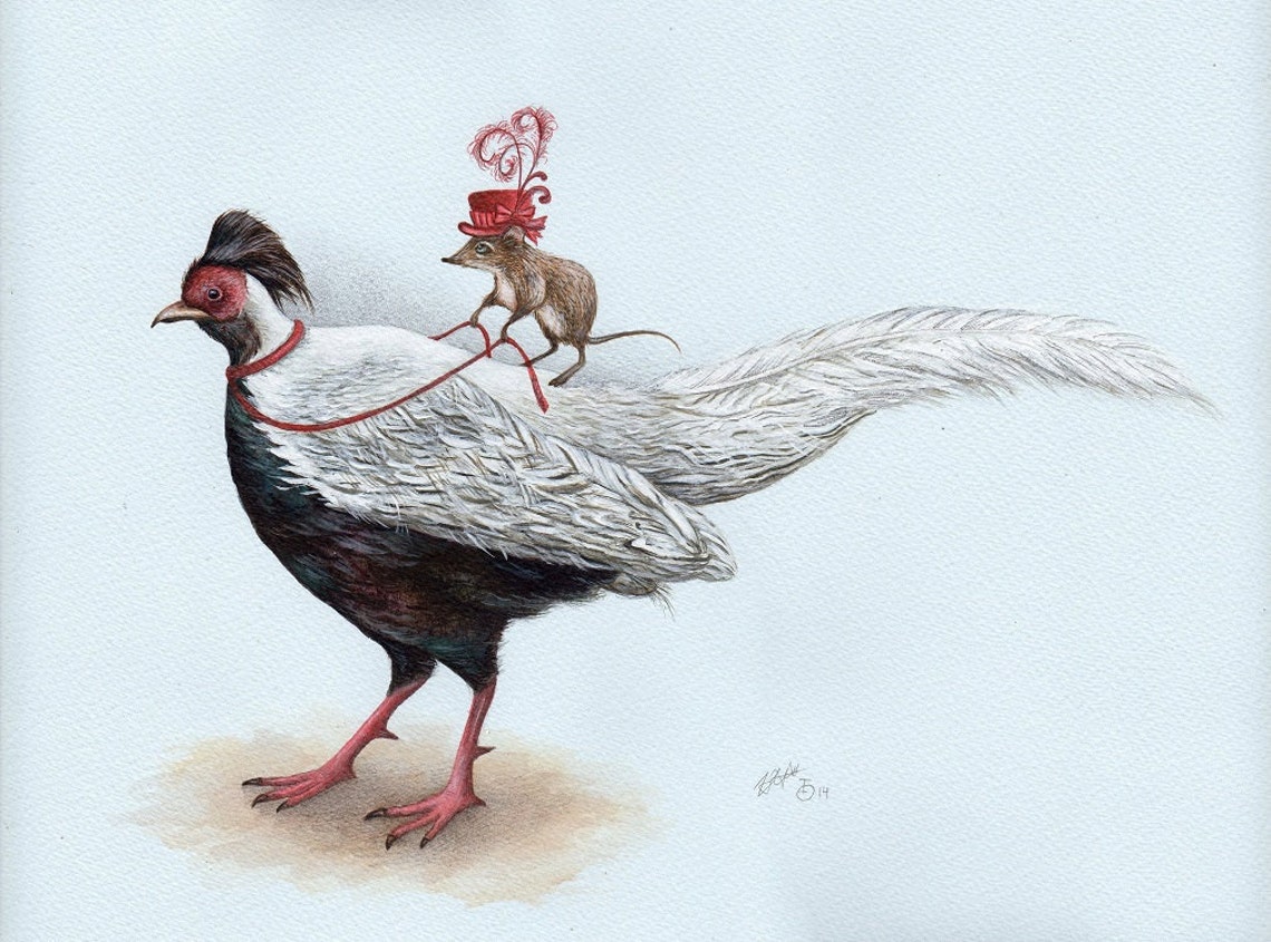 Lady Shrew, Art Print, Watercolor Art, Wall Art, Bedroom Decor, Kids ...