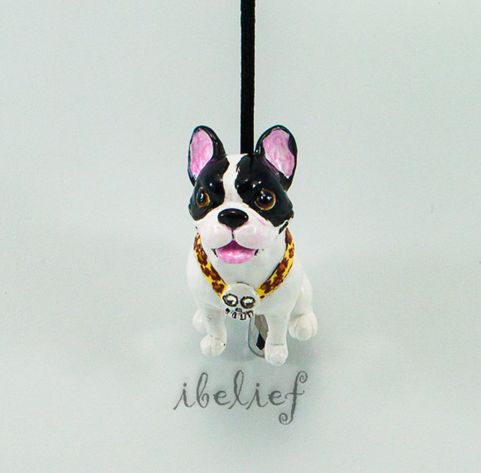 French Bulldog Ornament & Charm Hang Rear View Mirror for Car - Etsy