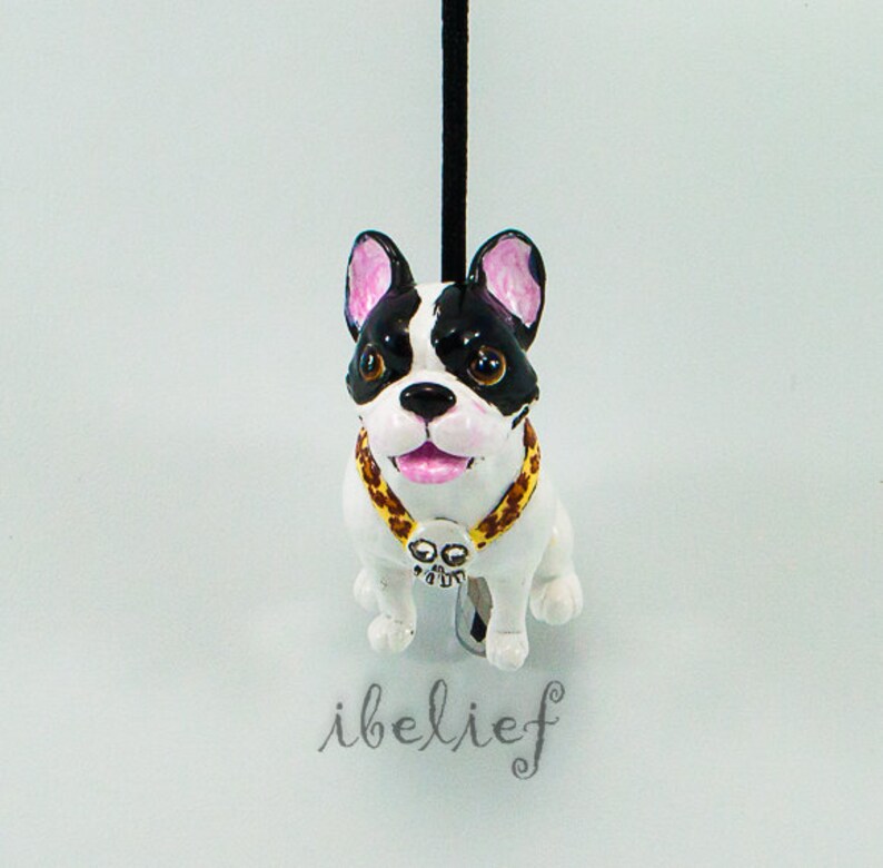 French Bulldog Ornament & Charm Hang Rear View Mirror for Car - Etsy