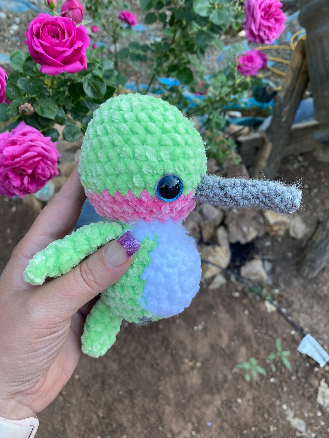 Crochet Hummingbird Plushie - Etsy