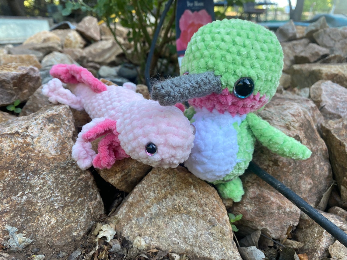 Crochet Hummingbird Plushie - Etsy