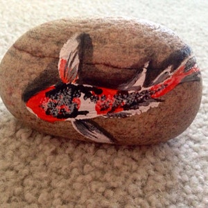 River Rock Koi Fish - Etsy