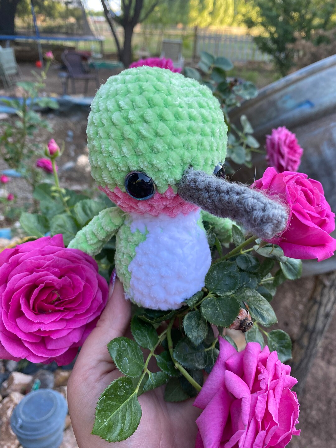 Crochet Hummingbird Plushie - Etsy