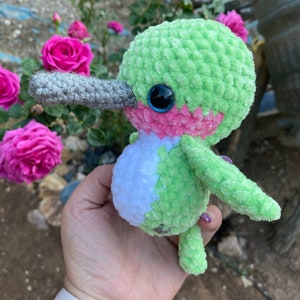 Crochet Hummingbird Plushie - Etsy