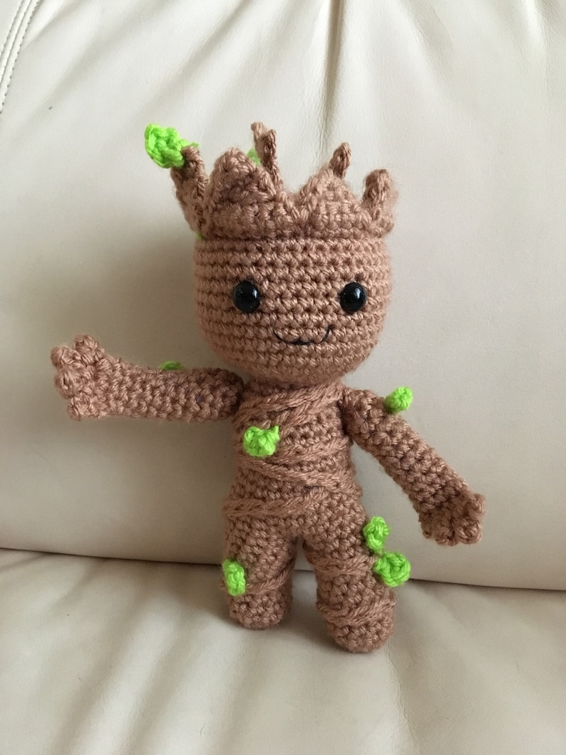 Crochet Baby Groot Doll - Etsy