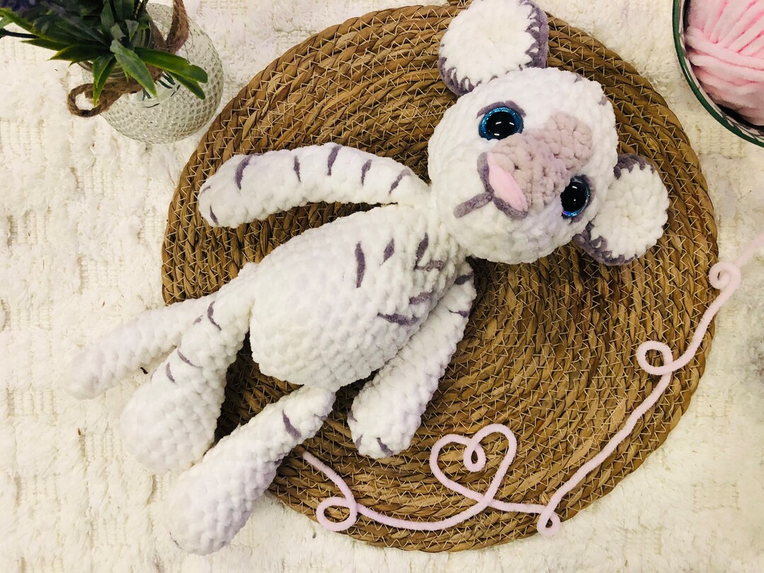 Snowball the White Tiger Crochet Plushie - Etsy