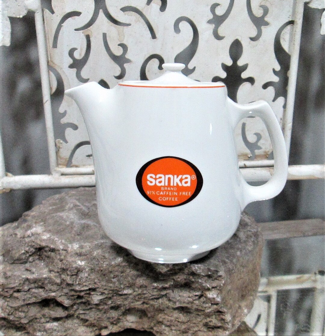 Vintage Hall China Sanka Decaf Coffee Restaurant Ware Coffee Pot - Etsy